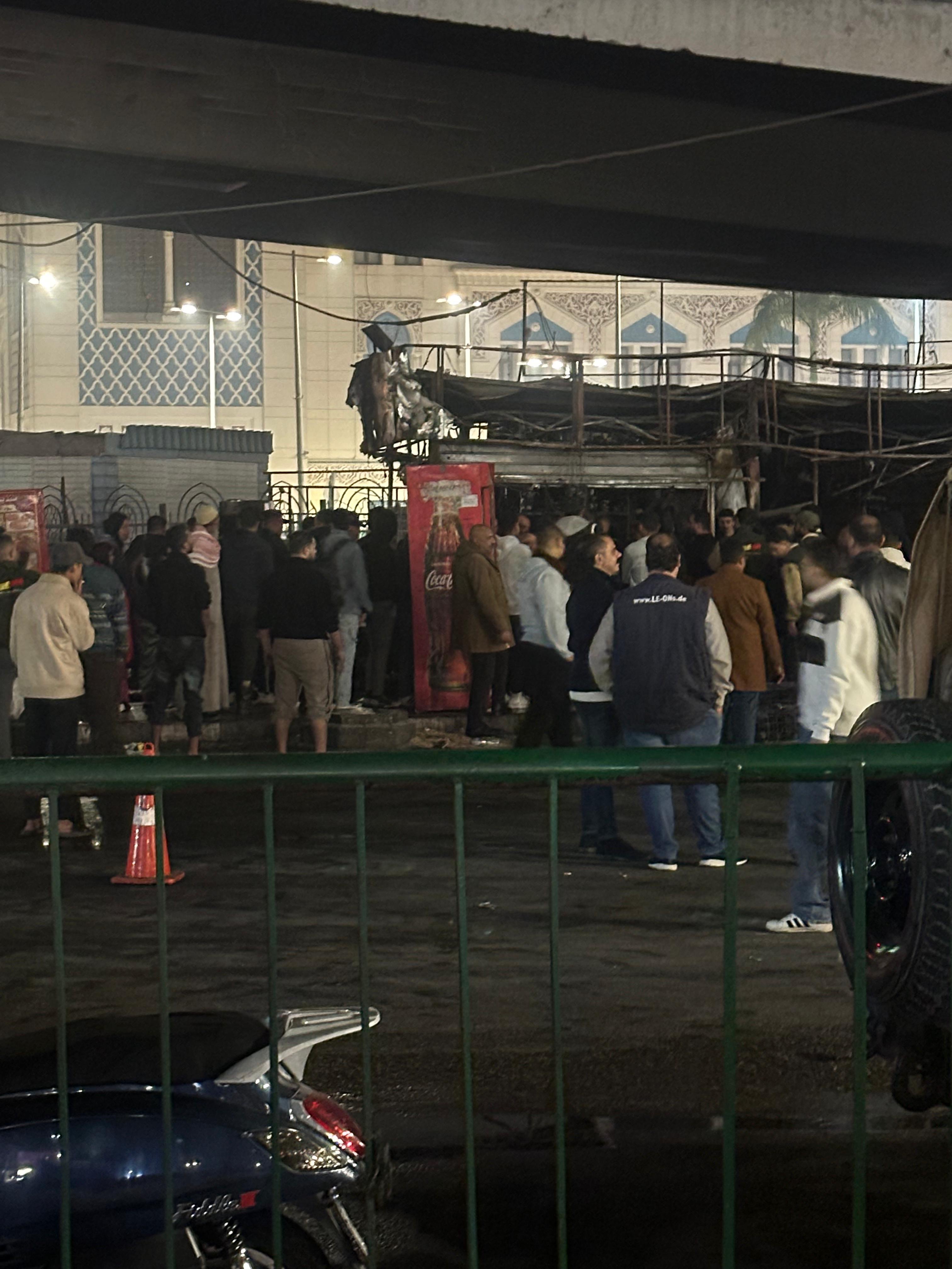 "النار أكلت الحيطان"، آثار حريق أكشاك بالقرب من محطة قطارات رمسيس (صور ...